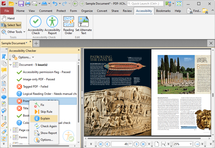 PDF-XChange Co Ltd :: Knowledge Base :: What are Accessible PDFs and ...