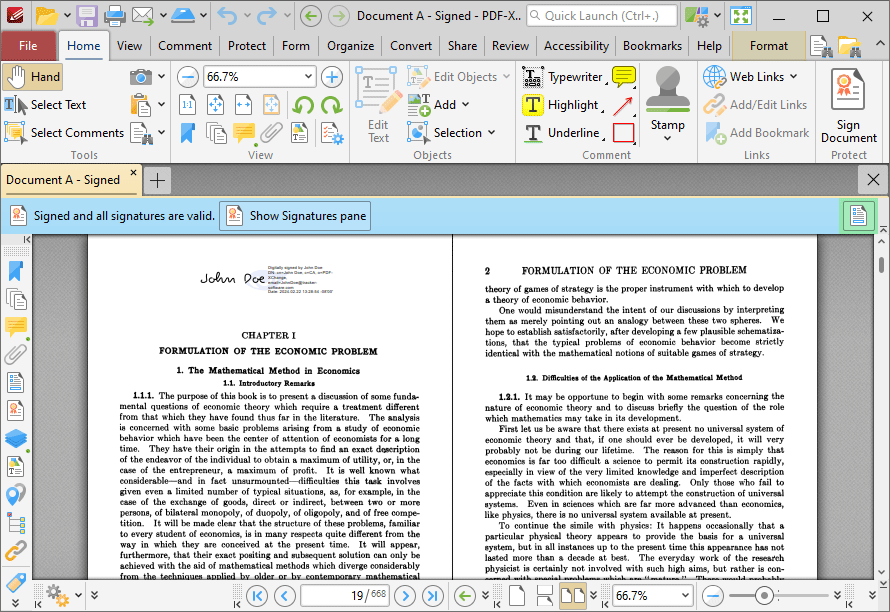 PDF-XChange Co Ltd :: Knowledge Base :: How do I Add Typed Signatures ...
