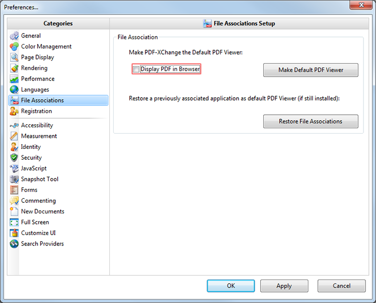 PDF-XChange Co Ltd :: Knowledge Base :: How do I make PDF-XChange ...