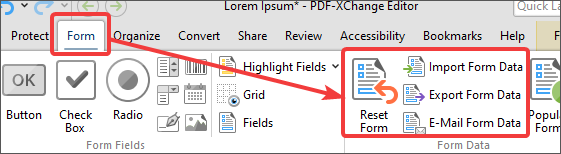 PDF-XChange Co Ltd :: Knowledge Base :: How do I export data from forms ...