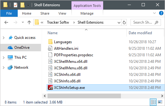 PDF-XChange Co Ltd :: Knowledge Base :: How do I re-register the shell ...