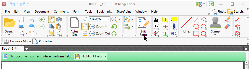 PDF-XChange Co Ltd :: Knowledge Base :: How Do I Customize toolbars in ...