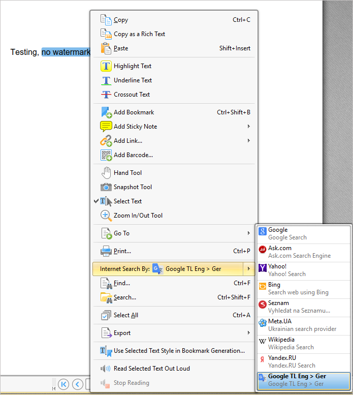 PDF-XChange Co Ltd :: Knowledge Base :: How do I turn my internet ...
