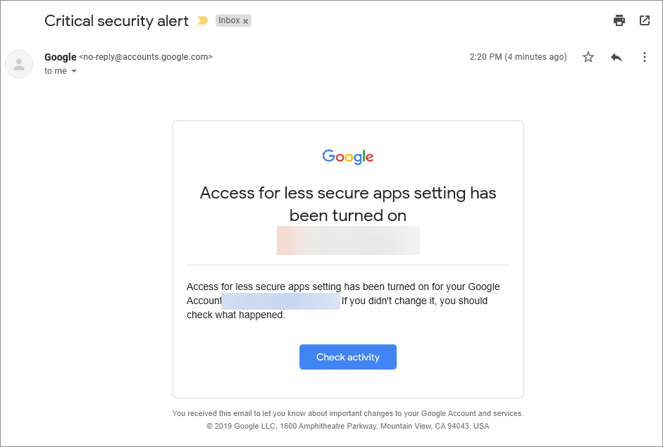 PDF-XChange Co Ltd :: Knowledge Base :: Why can't I use Gmail in the ...