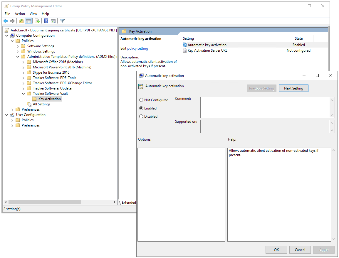 PDF-XChange Co Ltd :: Knowledge Base :: How do I silently activate keys?