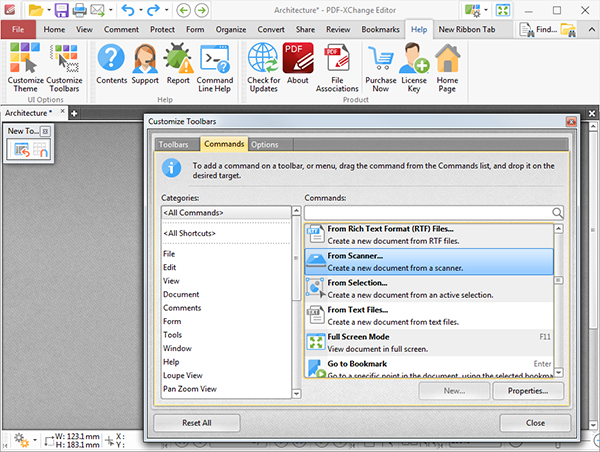 PDF-XChange Co Ltd :: Knowledge Base :: How do I navigate and customize ...