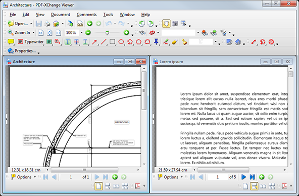 PDF-XChange Co Ltd :: Knowledge Base :: How do I view two documents at ...