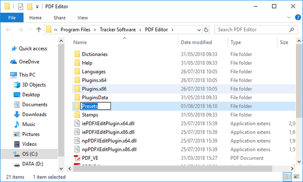 PDF-XChange Co Ltd :: Knowledge Base :: How do I use a presets file to ...